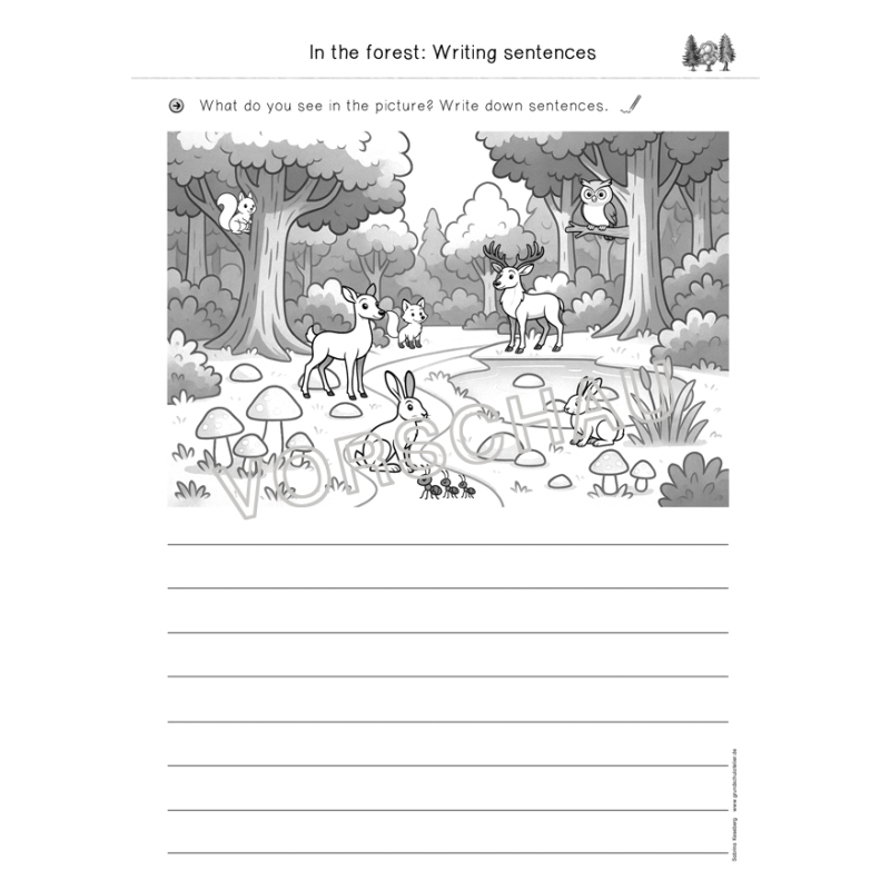 Englischmaterialien: in the forest