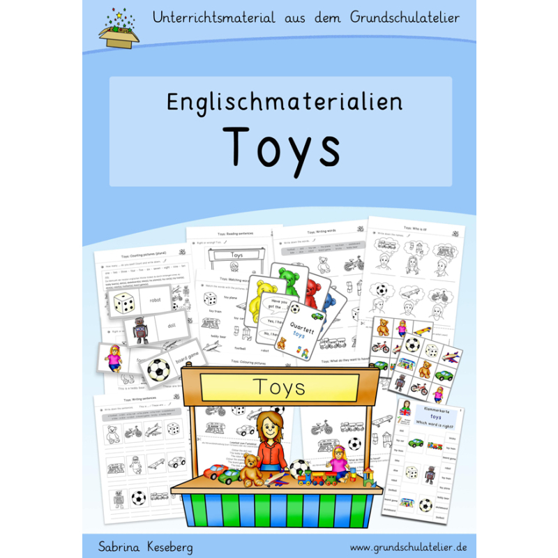 Englischmaterialien: toys