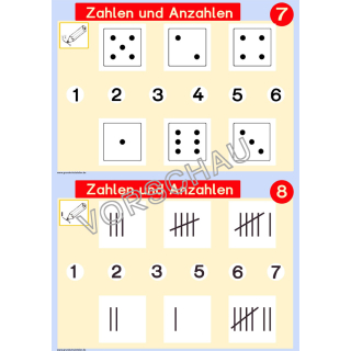 Freiarbeitskartei: Mathe Klasse 1