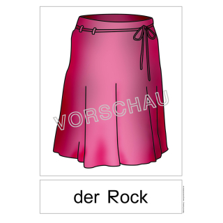 Unterrichtsmaterial für DaF/DaZ zum Thema "Kleidung"