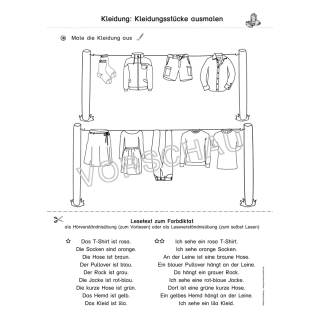 Unterrichtsmaterial für DaF/DaZ zum Thema "Kleidung"