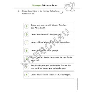 Die Ostergeschichte/Ostern (Bildkarten und Unterrichtsmaterial)