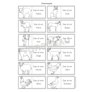 Unterrichtsmaterial für DaF/DaZ zum Thema "Bauernhof"