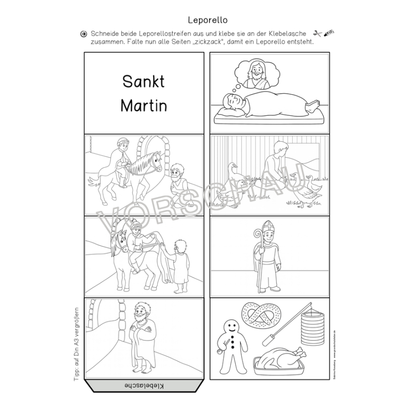 Unterrichtsmaterial für den Religionsunterricht zu St. Martin
