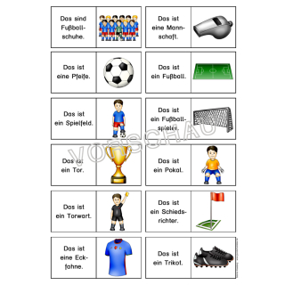 Unterrichtsmaterial für DaF/DaZ zum Thema "Fußball"