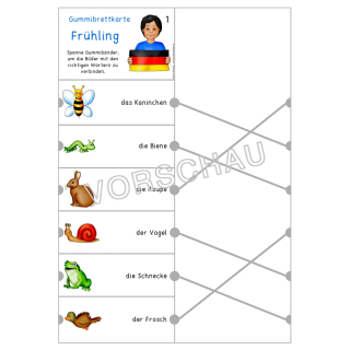 Unterrichtsmaterial für DaF/DaZ zum Thema: Frühling