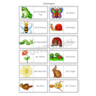 Unterrichtsmaterial für DaF/DaZ zum Thema: Frühling