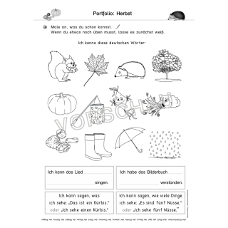 DaF/DaZ-Lernmaterialien: Herbst