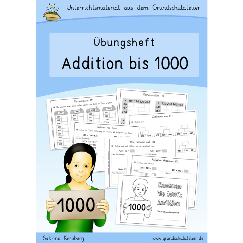 Übungsheft: Addition bis 10 (Klasse 1)