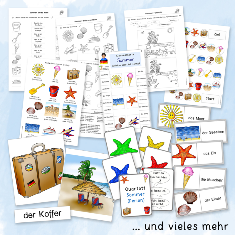 DaF-Materialien: Sommer/Ferien