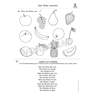 DaF-Materialien: Obst & Gemüse