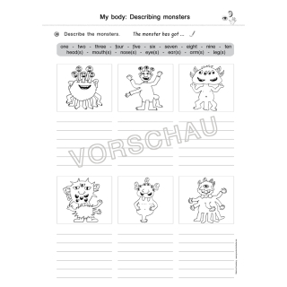 Englischmaterialien: my body