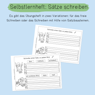 Übungsheft: Sätze schreiben