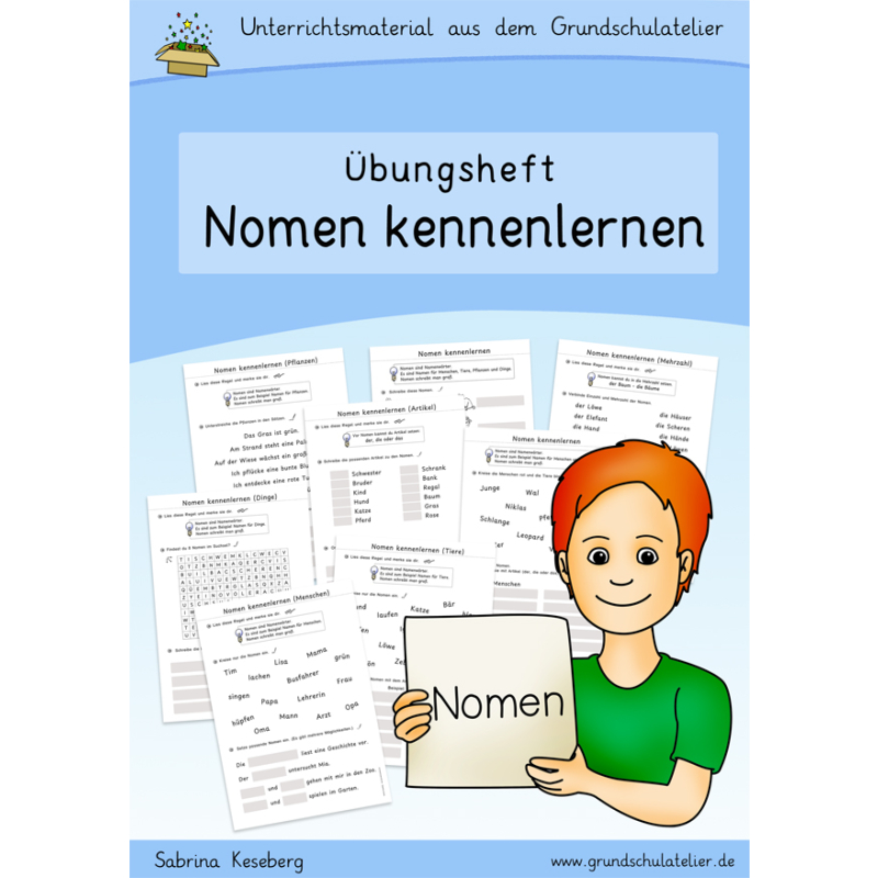 Übungsheft: Nomen und Pronomen (Klassen 3 und 4)