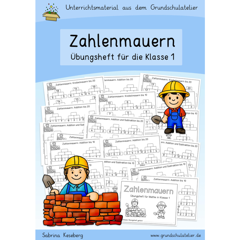 Übungsheft: Kraft der 5 (Mathe, Klasse 1)