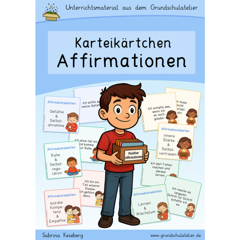Affirmationskarten für das Lernen (Affirmationskarten für die Schule)