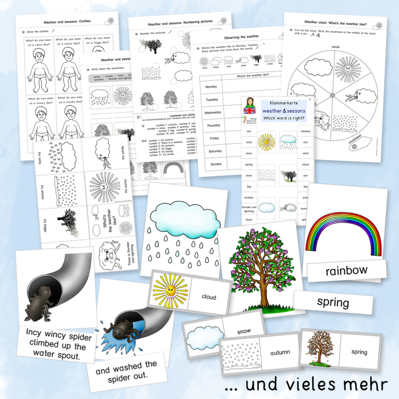 Englischmaterialien: weather and seasons